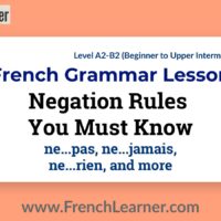 📘 French Negation – How To Form Negative Sentences in French
