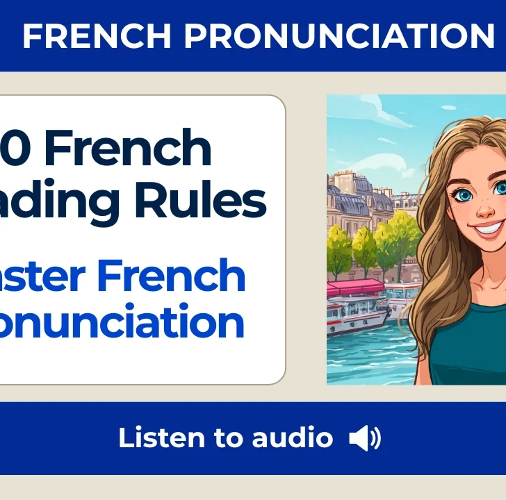 30 French Reading Rules for Better Pronunciation