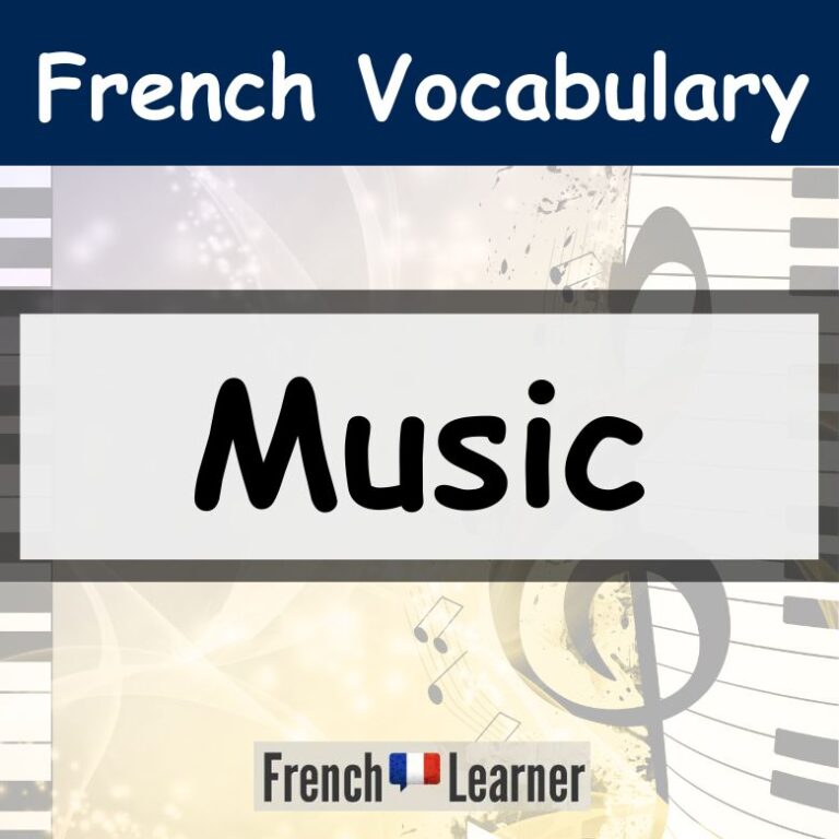 French Music Vocabulary | FrenchLearner