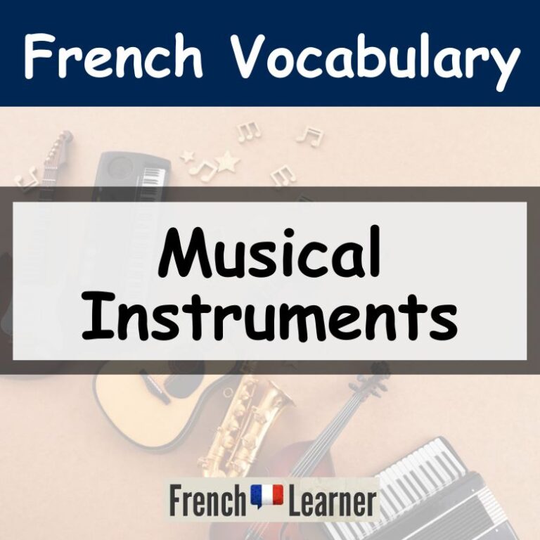 French Musical Instruments Vocabulary | FrenchLearner