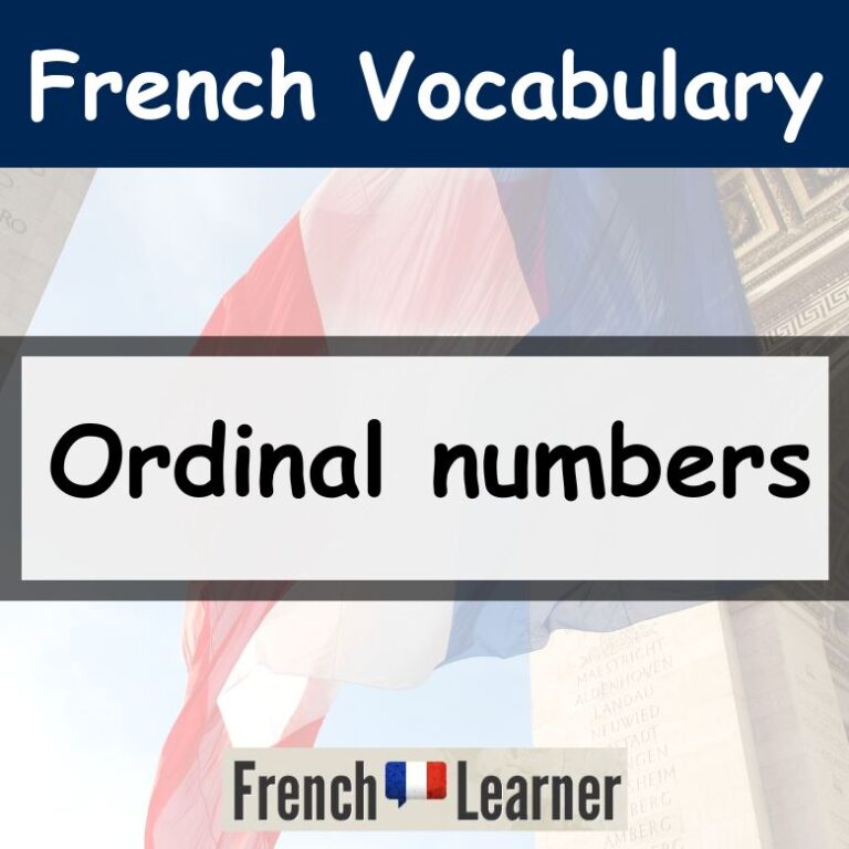 ordinal numbers