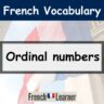 French Ordinal Numbers | FrenchLearner
