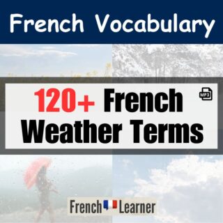 120+ French Weather Terms | FrenchLearner