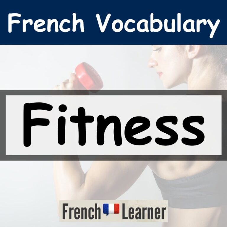 French Fitness & Training Vocabulary | FrenchLeaner