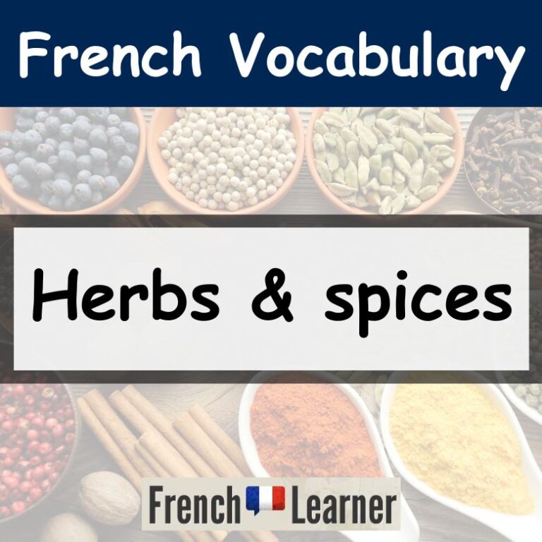 French Herbs & Spices Vocabulary | FrenchLearner