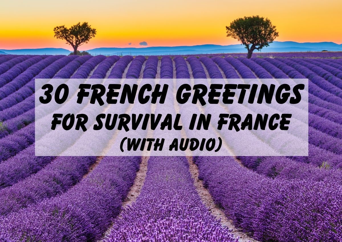 30 French Greetings For Survival In France (With Audio)