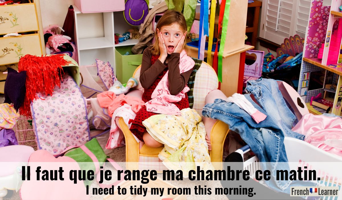 Ranger - To tidy, clean, put away | FrenchLearner