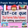 Est-ce que (Is, are, do, does) - French Expression