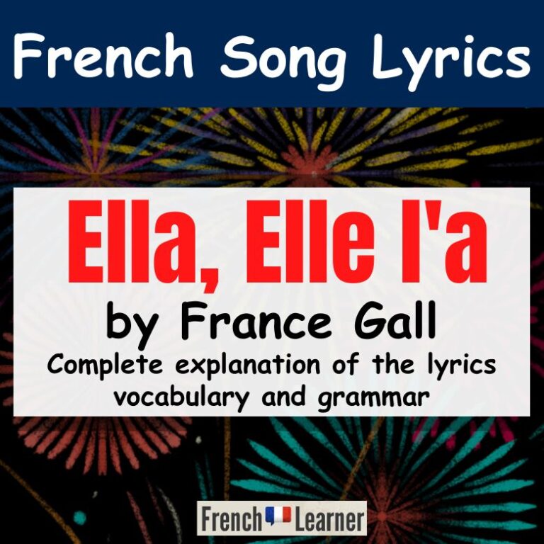 Ella, elle l'a (France Gall) Meaning, Translation, Lyrics