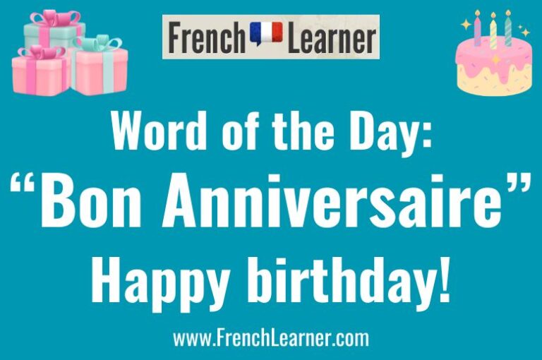 Bon Anniversaire - Happy Birthday In French | FrenchLearner