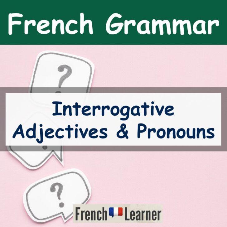 Interrogative Adjectives & Pronouns | FrenchLearner