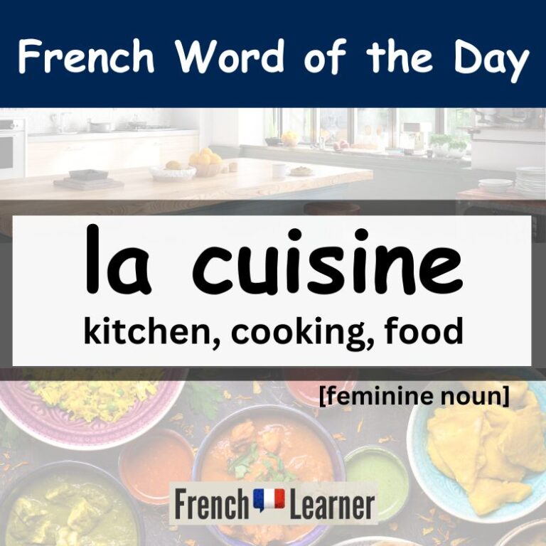 Cuisine - kitchen, cooking, food | FrenchLearner