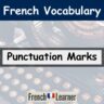 French Names For Punctuation Marks | FrenchLearner