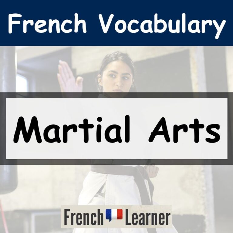 French Martial Arts Vocabulary | FrenchLearner