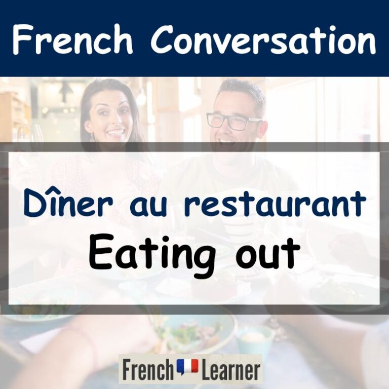 Eating Out - French Conversation Lesson | FrenchLearner