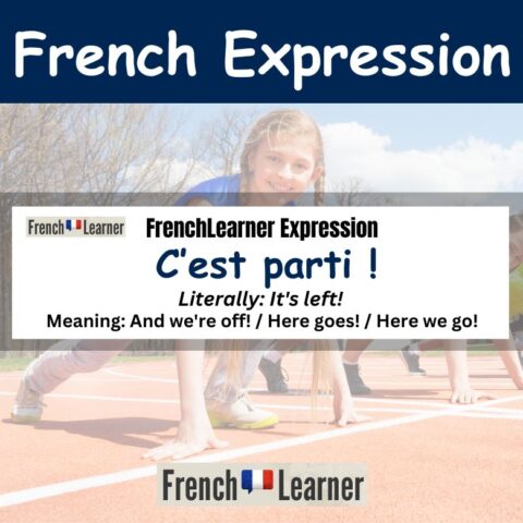 C’est parti ! (And we're off! / Here goes!)