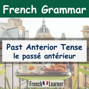 French Past Anterior Tense | FrenchLearner Grammar