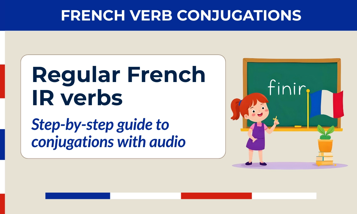 Regular IR Verbs in French