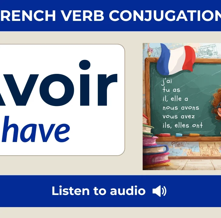 Avoir Conjugation: Charts, All Tenses, & Native French Audio