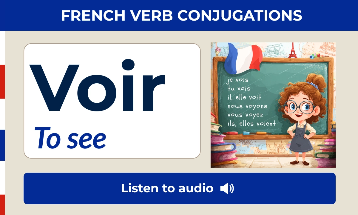 Voir Conjugation: Charts, All Tenses, & Native French Audio
