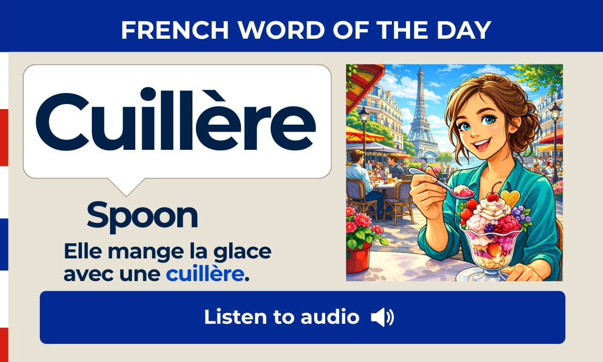 Cuillère — Meaning, Pronunciation, and Examples in French