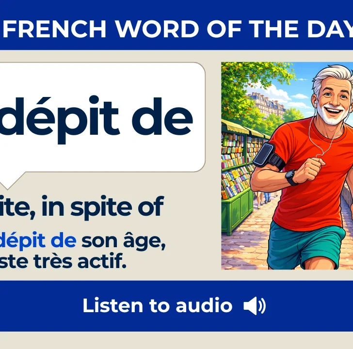 En dépit de — Meaning, Pronunciation, and Examples in French