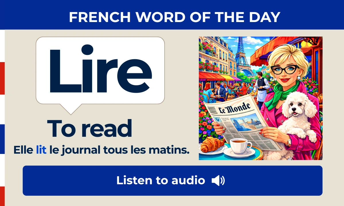 Lire — Meaning, Pronunciation, and Examples in French