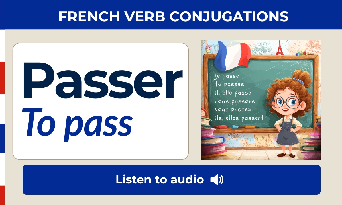 Passer Conjugation — to pass | FrenchLearner