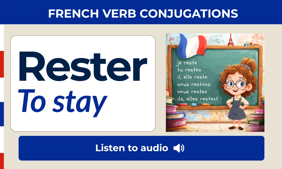 Rester Conjugation — to stay | FrenchLearner