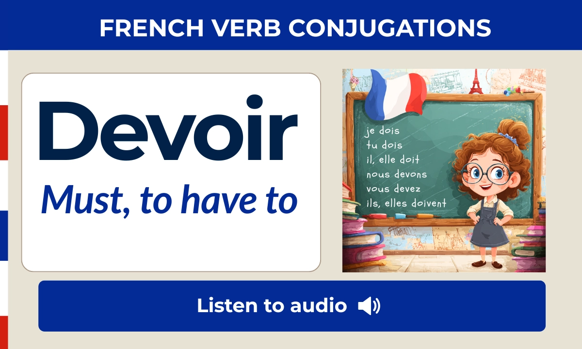Devoir Conjugation — must, to have to | FrenchLearner