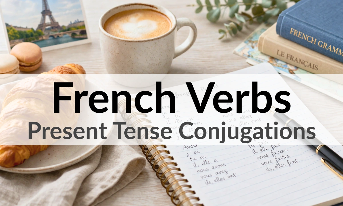 25 French Verb Conjugations (Present Tense With Audio)